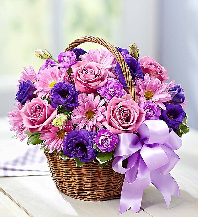 Basket of Blooms arranged by a florist in Mokena, IL : An English ...